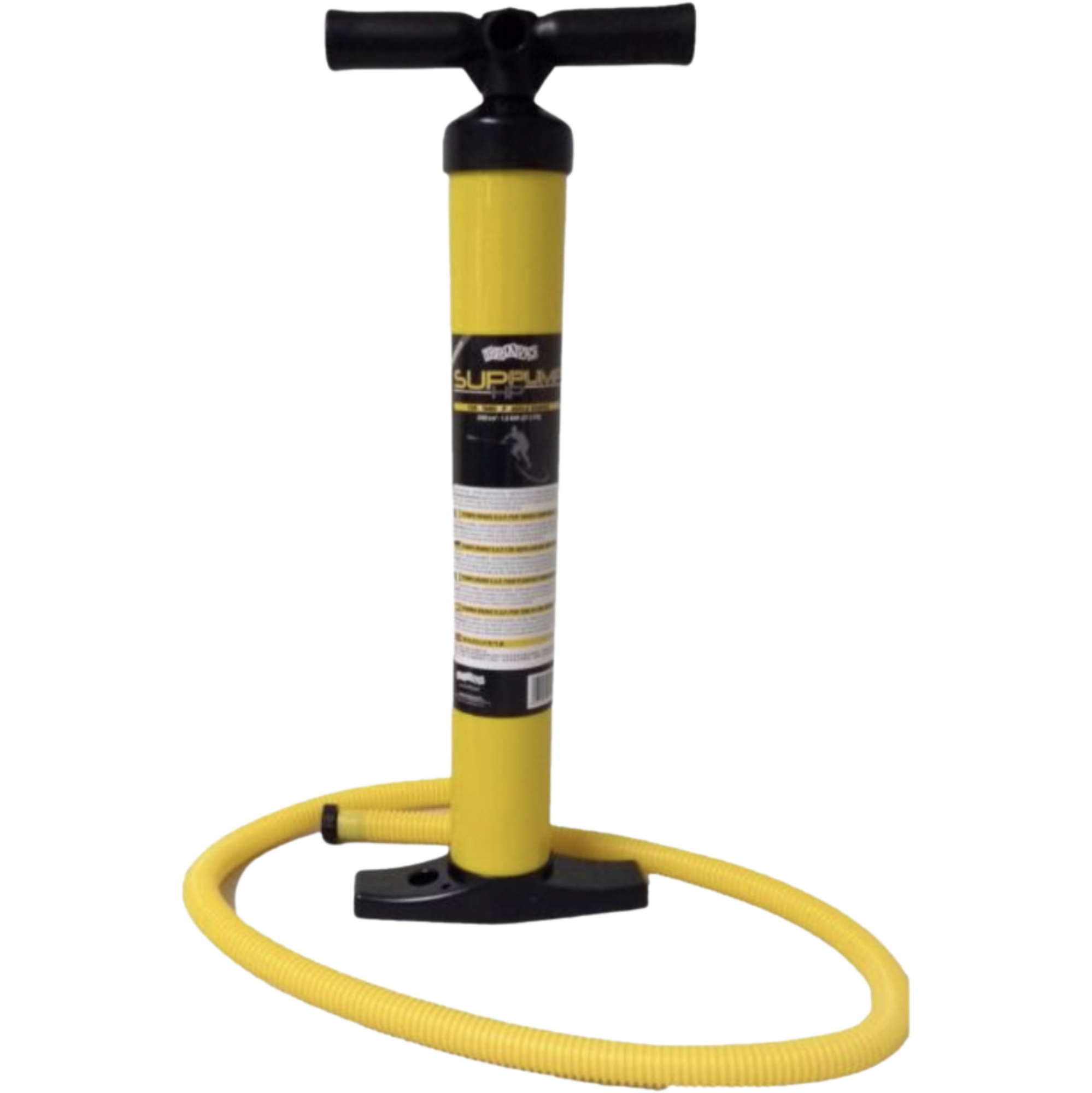 2025 Bravo SUP Double Action Hand Pump BR-PU-SUPHP - Yellow - Boardsports - Stand | Wetsuit Outlet